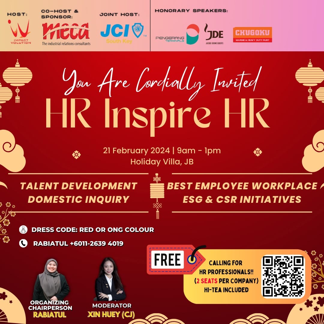 CNY Collab Event in Johor - HR Inspire HR - MECA